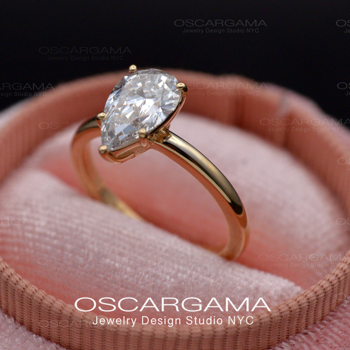 Classic Solitaire Diamond Pear Shape