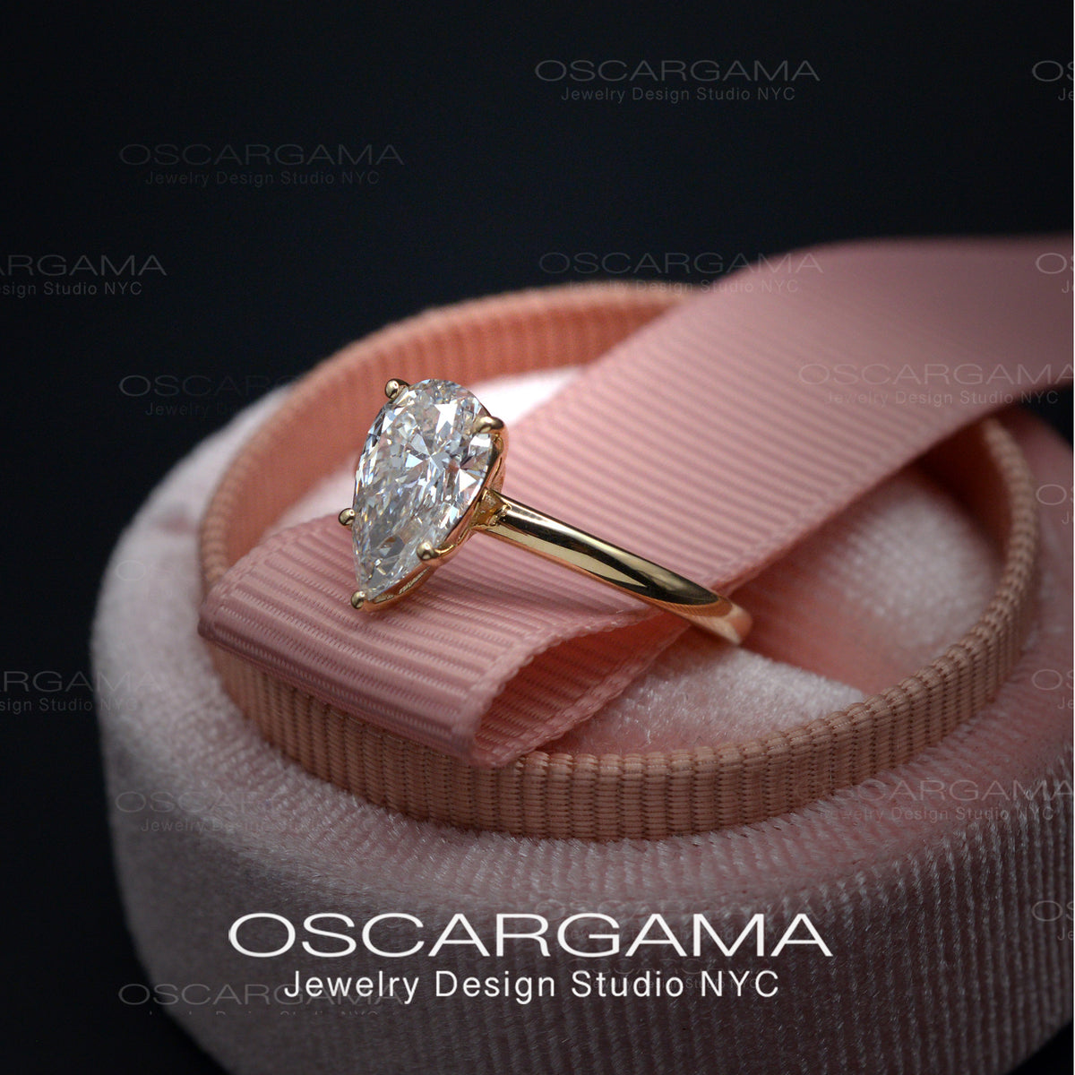 Classic Solitaire Diamond Pear Shape