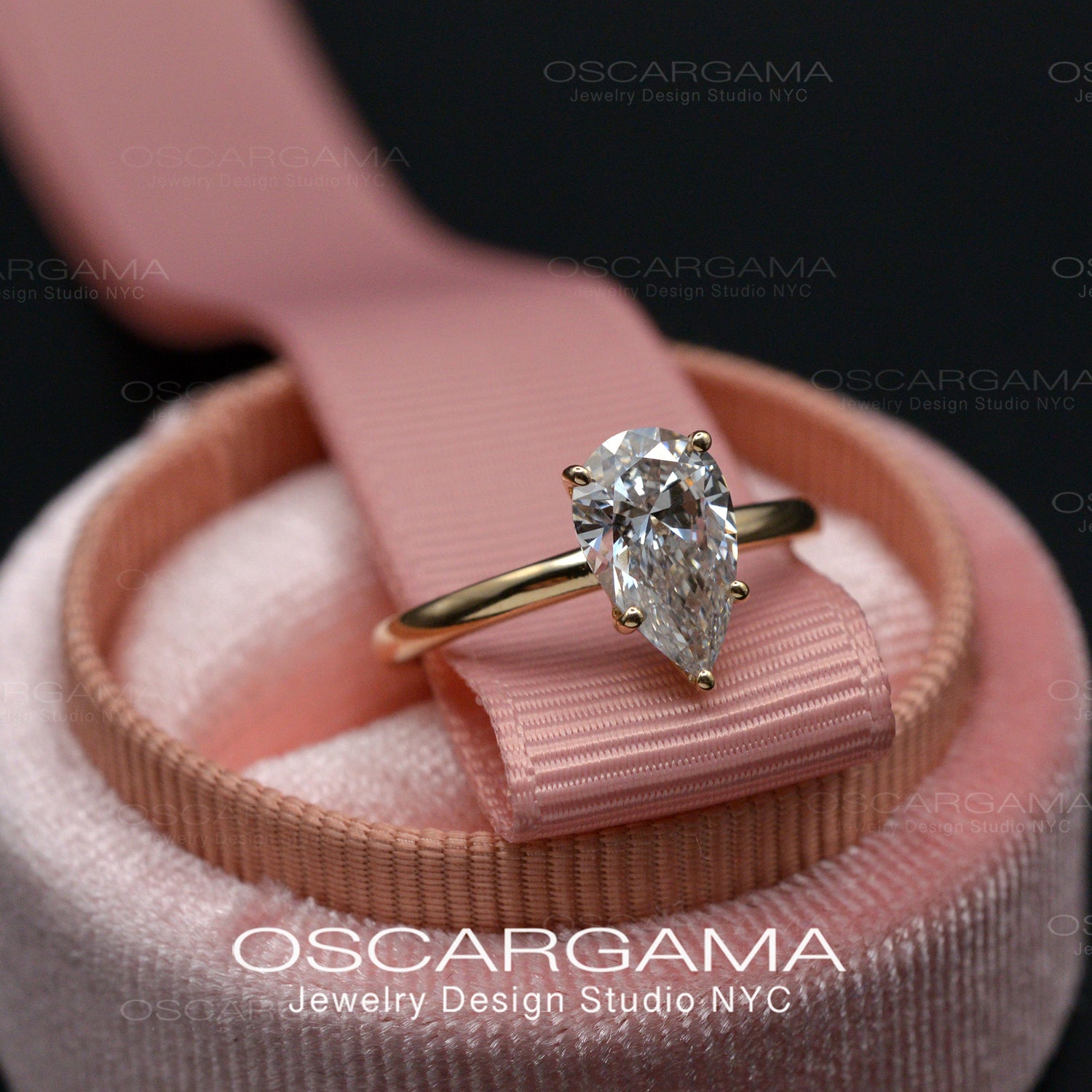 Classic Solitaire Diamond Pear Shape